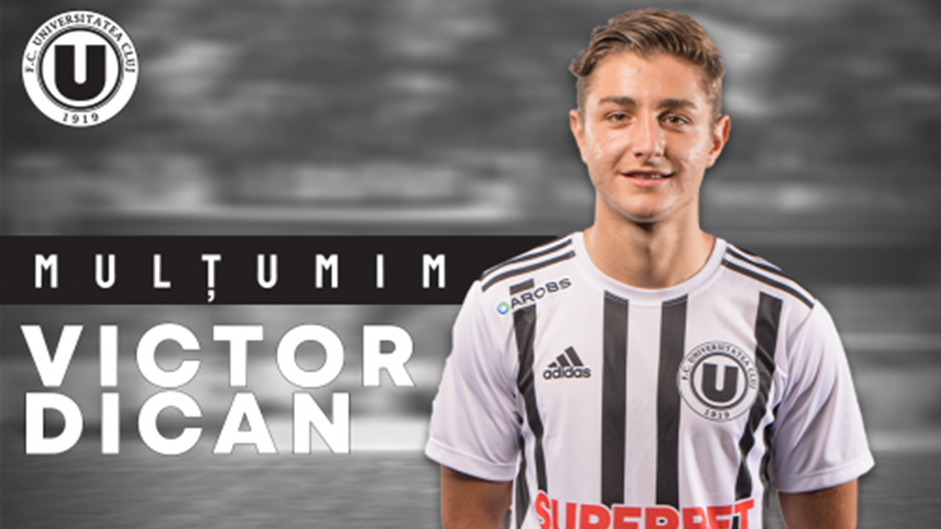 OFICIAL | ”U” Cluj a anunțat despărțirea de Victor Dican și îi pune în ...