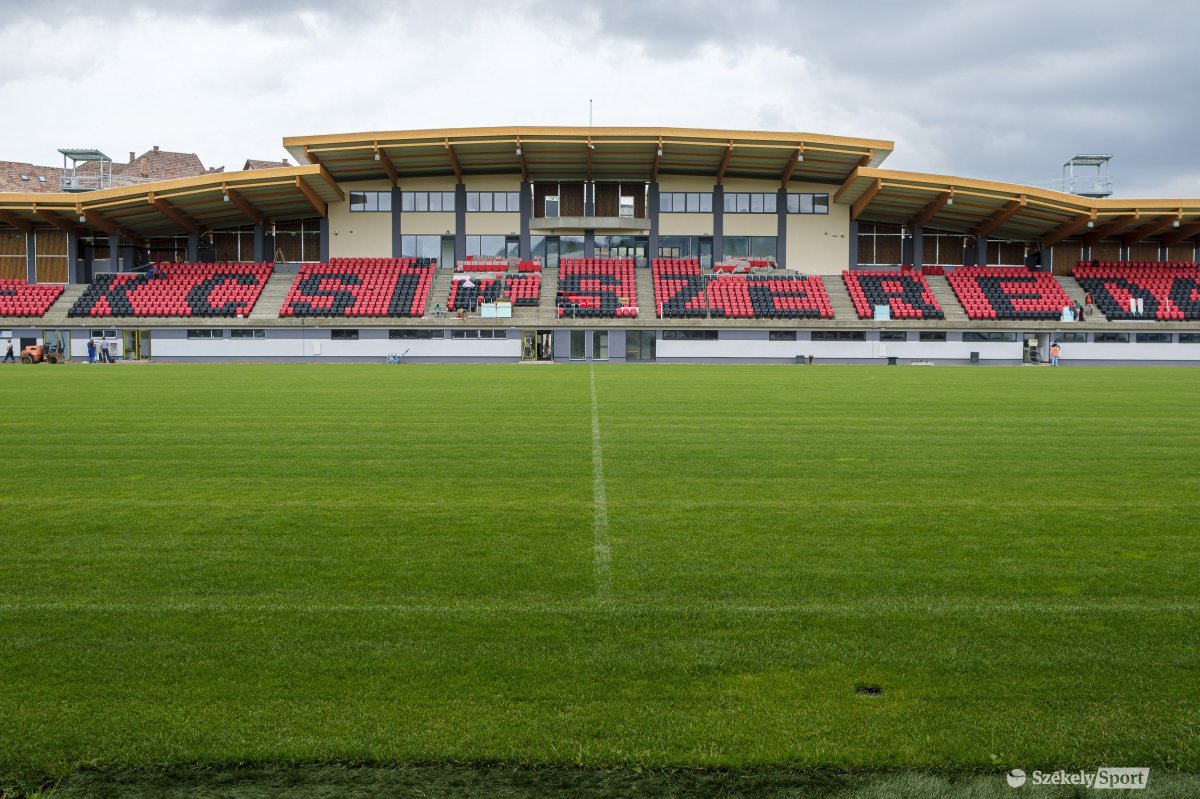 Lucrările de la stadionul echipei FK Miercurea Ciuc, finalizate
