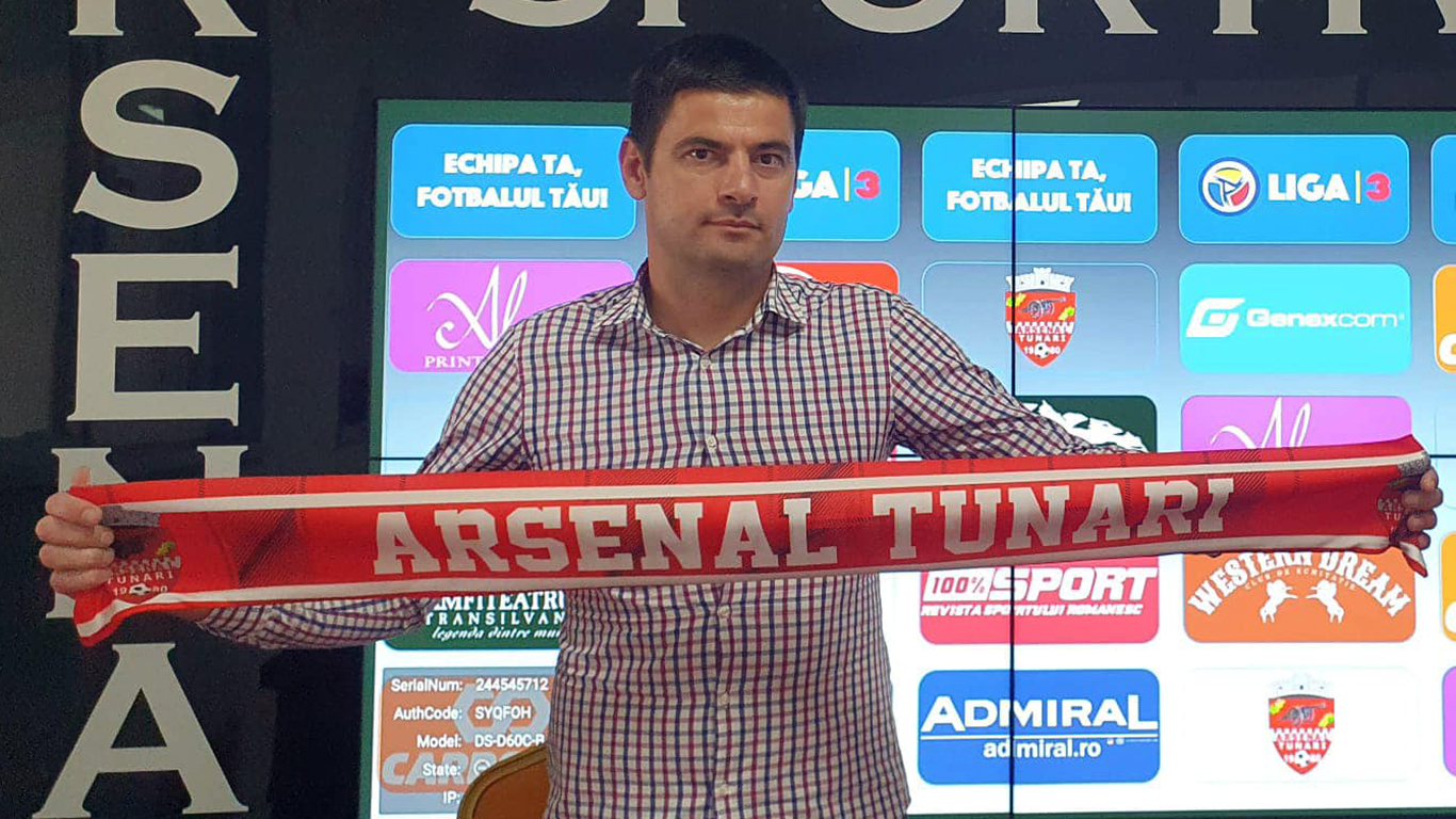 CS Tunari l-a numit antrenor pe Florin Stîngă