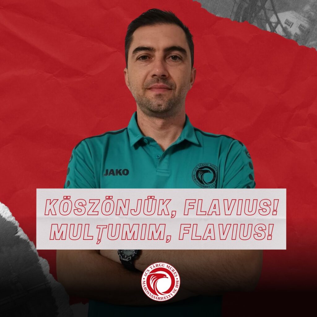 Flavius Sabău și-a încheiat aventura cu ACS Târgu Mureș