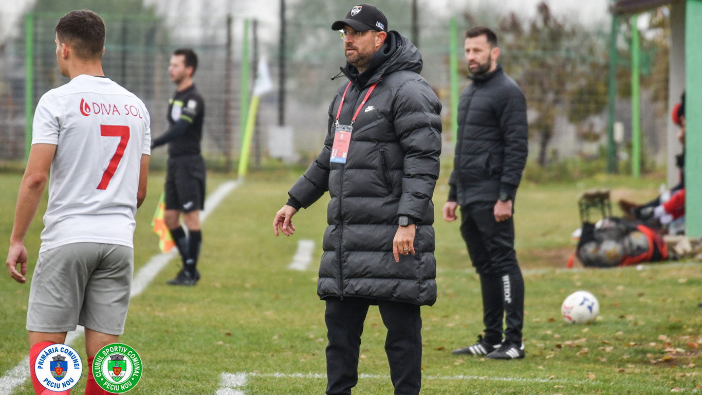 CSC Peciu Nou s-a despărțit de antrenorul care a făcut-o lider în Liga 3