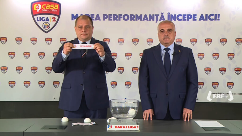 A fost stabilită ordinea meciurilor de baraj din 2025 pentru SuperLigă
