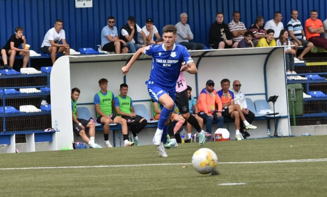 Valentin Robu, două goluri în două meciuri pentru Metalul Buzău