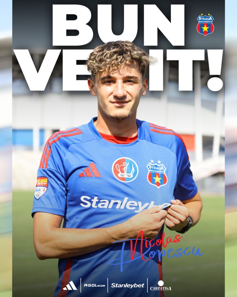 Nicolas Popescu, fiul lui Gheorghe Popescu, a semnat cu Steaua