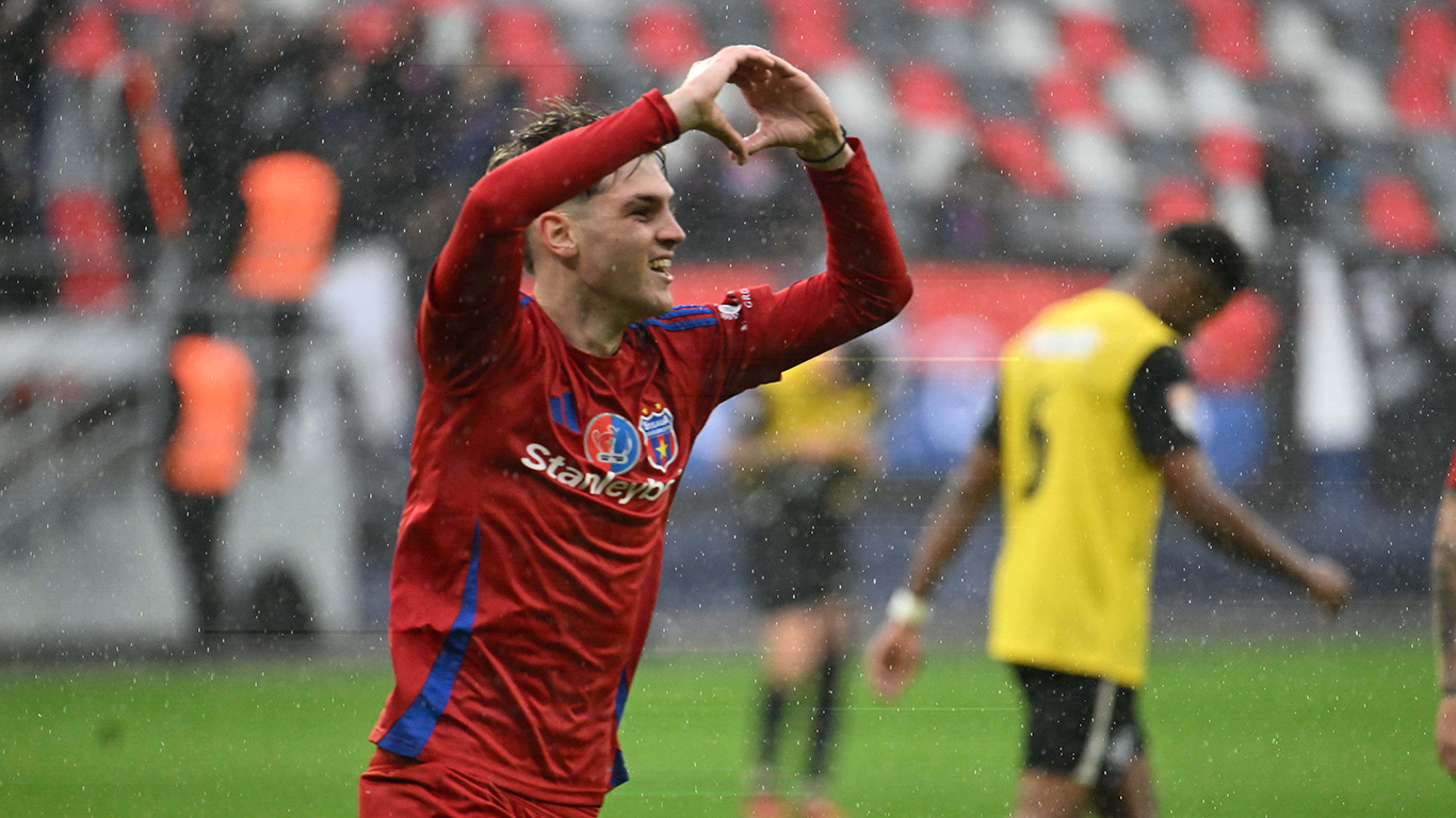 Steaua învinge Ceahlăul și se menține pe podiumul Ligii 2