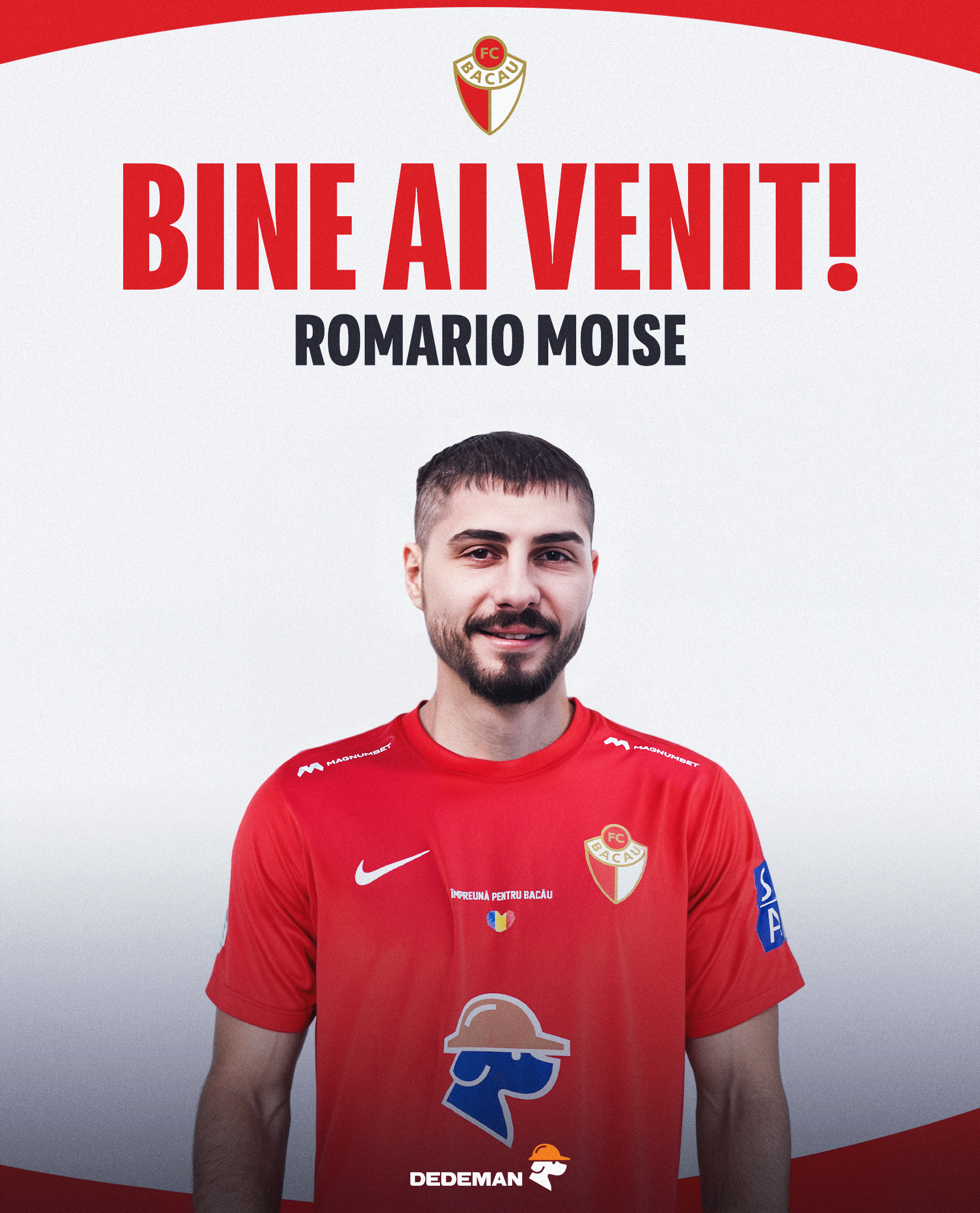 FC Bacău l-a achiziționat pe Romario Moise