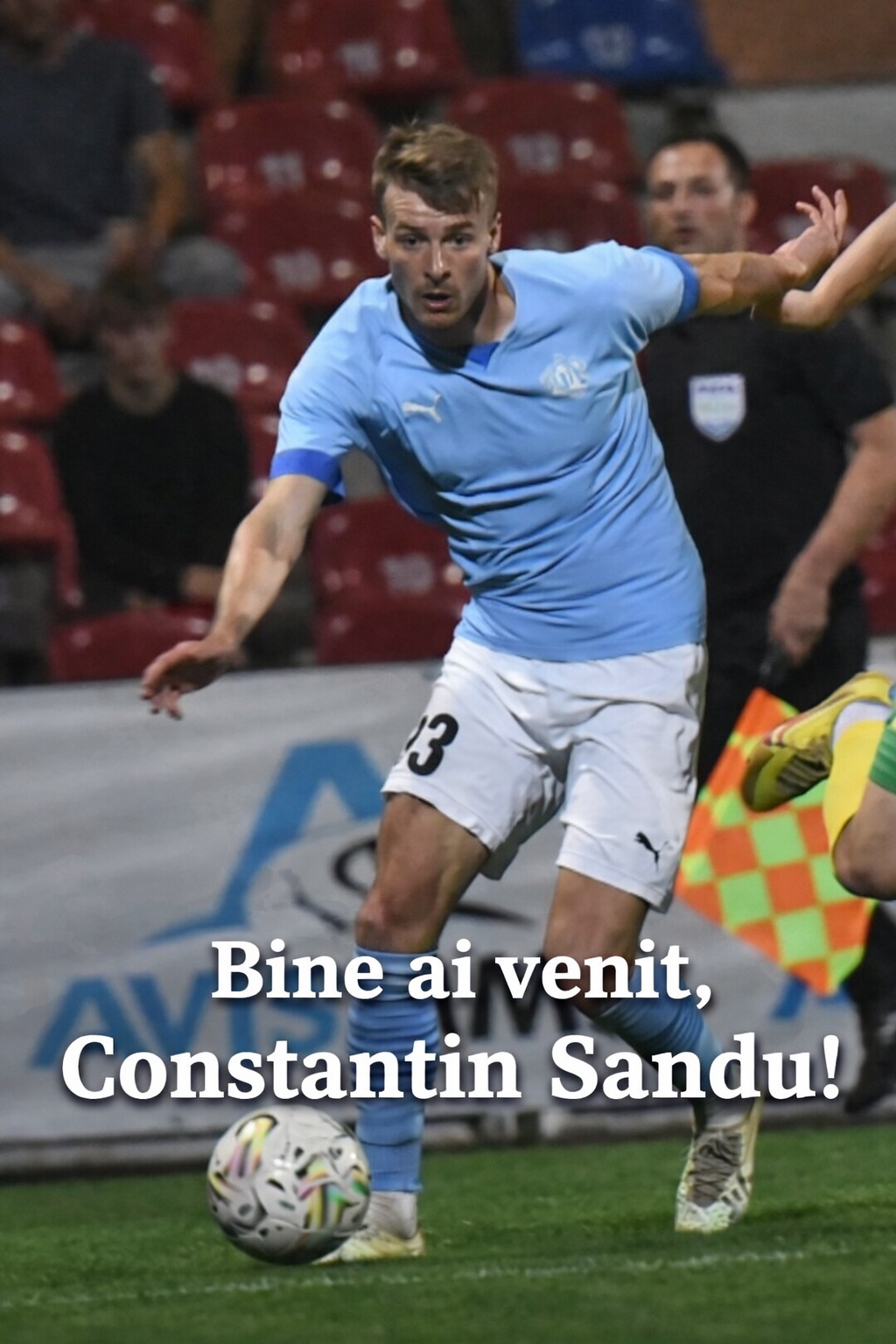 Constantin Sandu, cu meciuri în naționala Moldoveni, în Liga 3