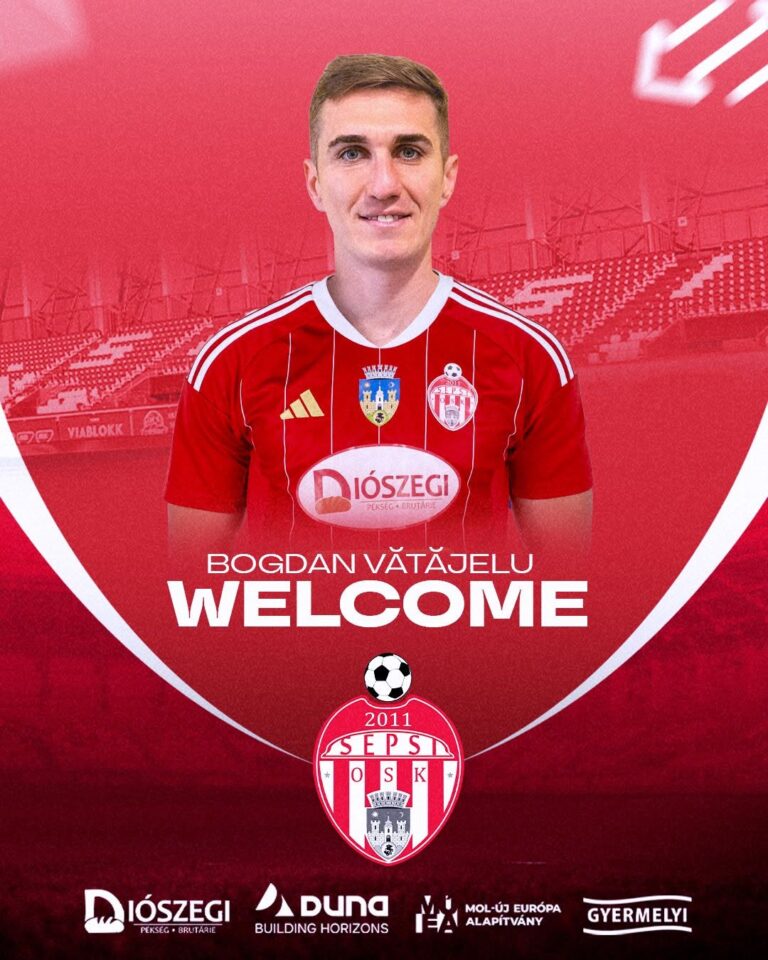 Bogdan Vătăjelu a avut un mesaj către FC Bihor și a semnat cu Sepsi OSK