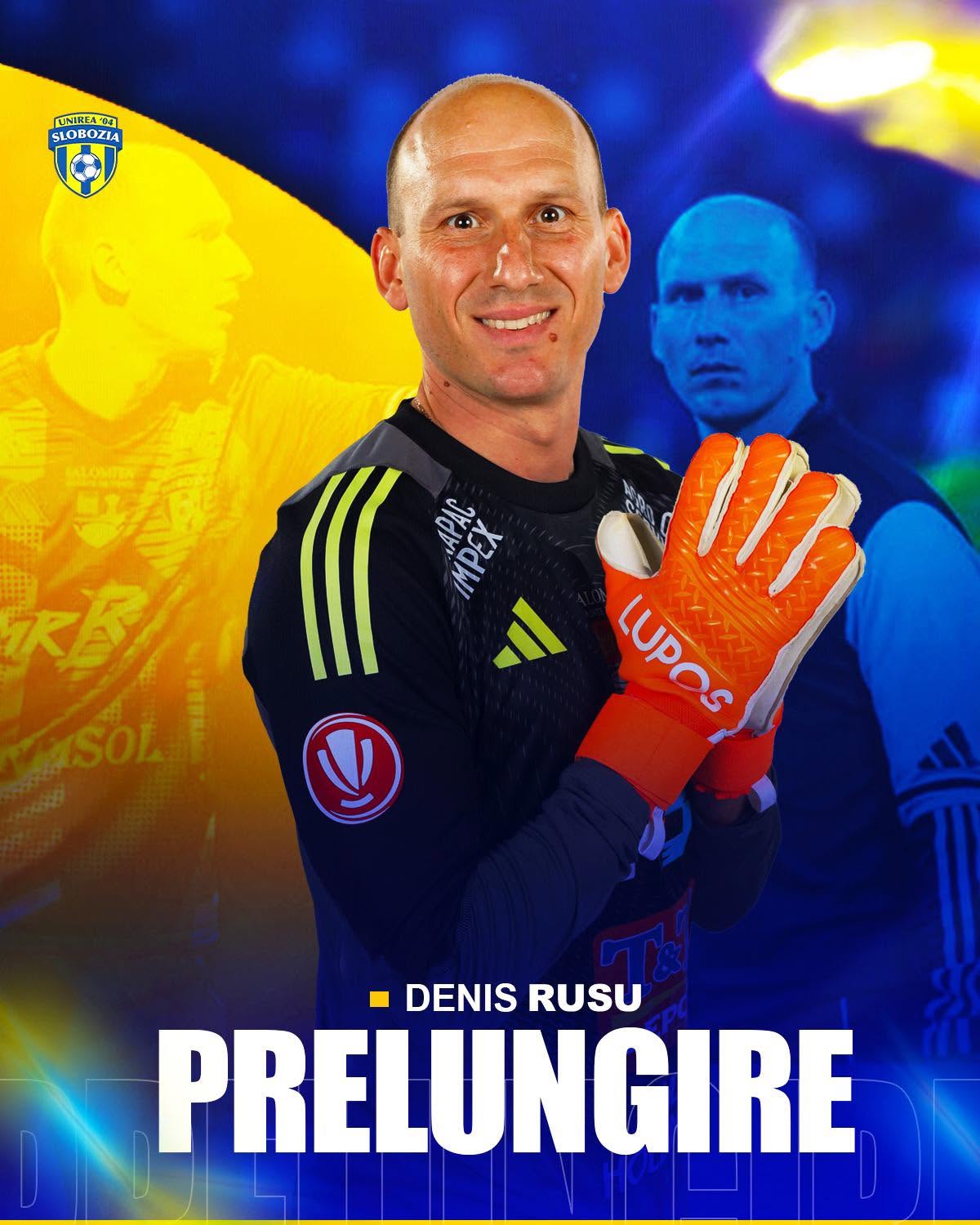 Unirea Slobozia a prelungit cu Denis Rusu